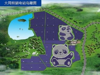 China Built a Panda Shaped Solar Field to Motivate Teenagers to Turn to ...