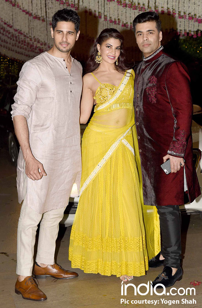 Not Alia Bhatt, But Jacqueline Fernandez Accompanied Sidharth Malhotra At The Ambani’s Ganesh ...