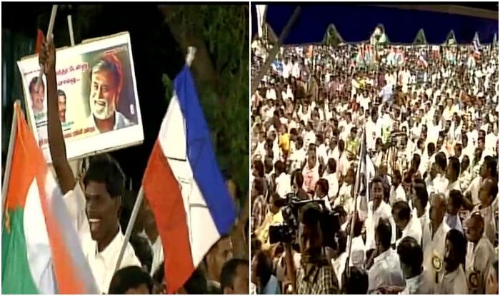 Rajinikanth’s Fans Gather in Trichy, Urge the Superstar to Join ...