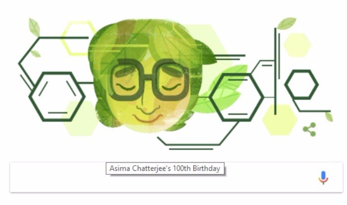 Dr Asima Chatterjee’s 100th Birthday Celebrated By Google: Search ...
