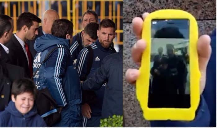 Lionel Messi Takes Selfie With Crying Young Fan After Being Dragged ...