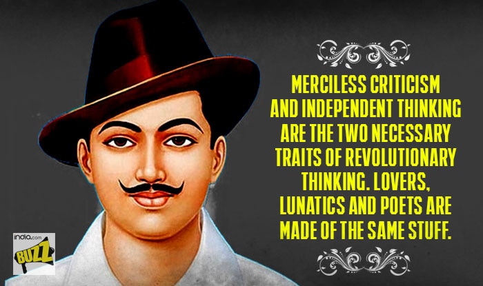 Bhagat Singh 110th Birth Anniversary: 8 Patriotic Quotes By The ...
