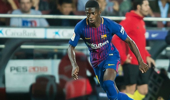 Striker Ousmane Dembele Returns to Training For Barcelona After Three ...