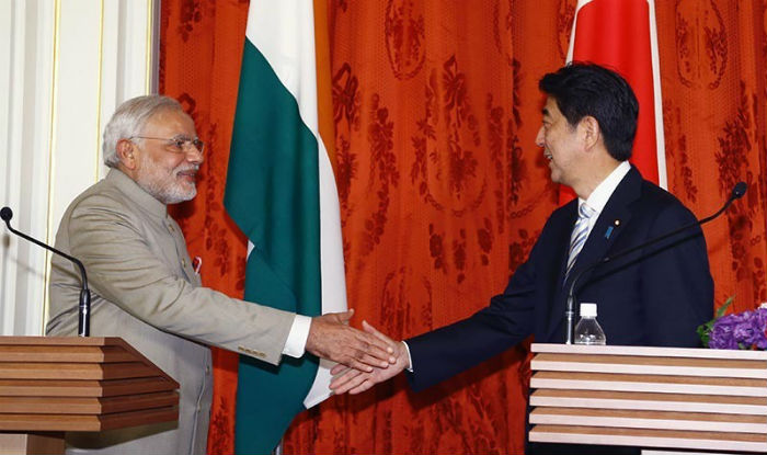 PM Modi Meets Japanese Counterpart Shinzo Abe For Two-day Summit ...