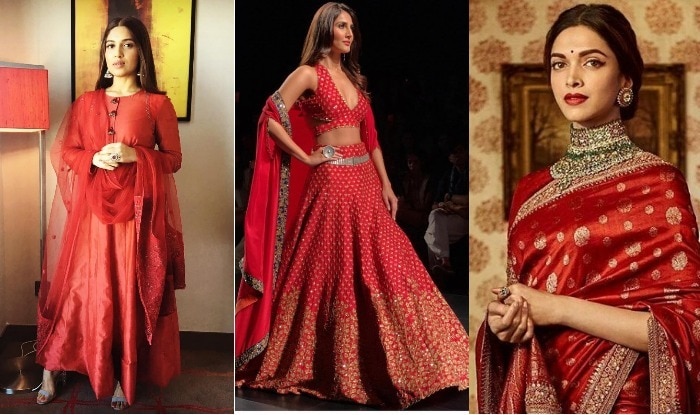 Navratri 2017 Day 6 Color Red: Top 5 Ways to Wear Ravishing Red Festive ...