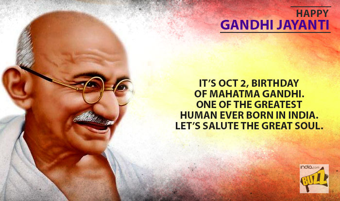 Gandhi Jayanti 2017 Wishes: Best Whatsapp Messages, Quotes and Photos ...