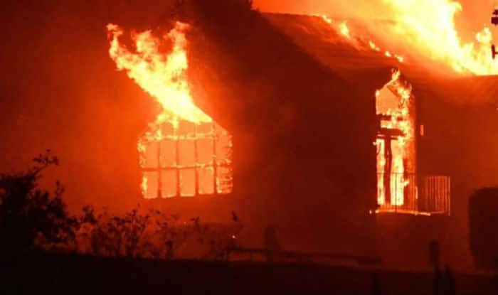 J&K: Massive Fire Breaks Out in Srinagar’s Chhatabal, Major Portion of ...