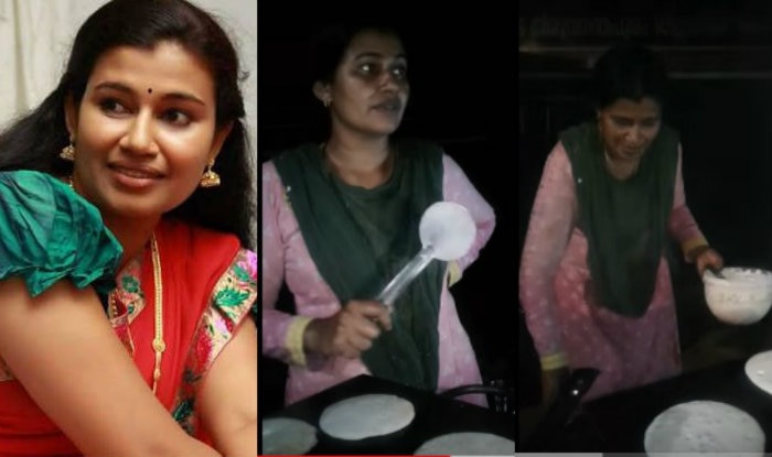 Malayalam Actress Kavitha Lakshmi’s Video Goes Viral As She Sells Dosas ...