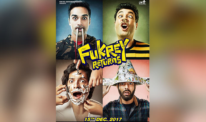 Fukrey Returns Motion Posters: Pulkit Samrat, Varun Sharma, Manjot ...