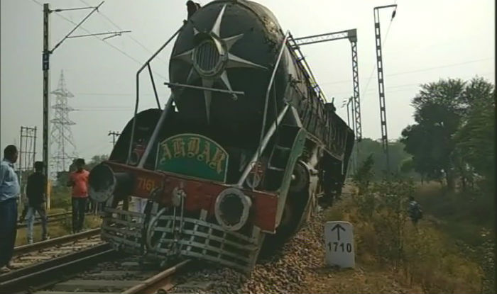 Haryana: Heritage Train Engine ‘Akbar’ Derails in Rewari After Plying ...