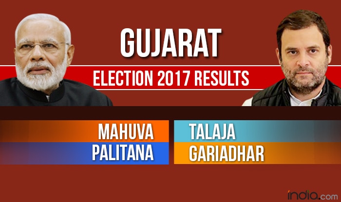 Mahuva, Talaja, Gariadhar, and Palitana Election 2017 Results: Congress ...