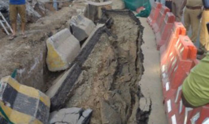 Chennai: 10 Feet Long Stretch of Anna Salai Road, Where Metro ...