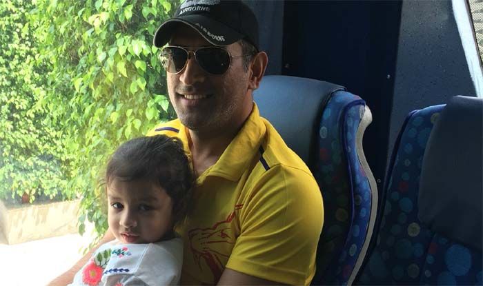 IPL 2018: MS Dhoni’s Daughter Ziva Needed a hug in Between Chennai ...