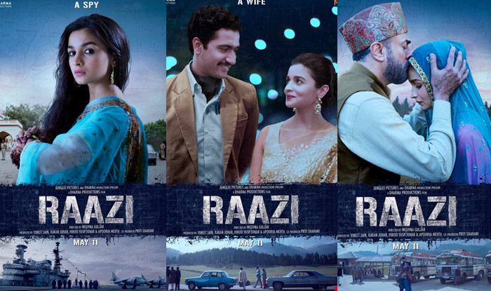 Raazi Posters: Alia Bhatt’s Transformation From A Daughter To A Spy Is ...