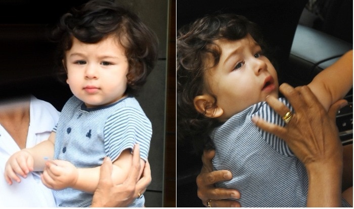Taimur Ali Khan Holds His Perfect Pose and Smile For the Shutterbugs as ...