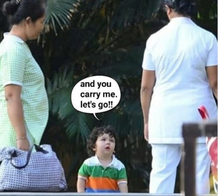 Taimur’s Fans Reimagined Him as Poo Kareena Kapoor Getting Ready For a ...