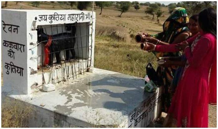 the temple of the kutiya maharani in jhansi, people worship in temple ...