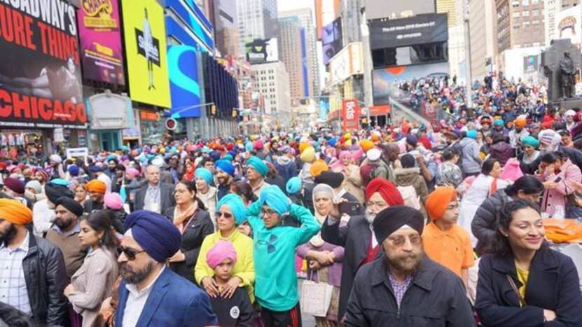 Turban Day in New York: Over 9,000 Sikhs tie turbans in 8 Hours to set ...