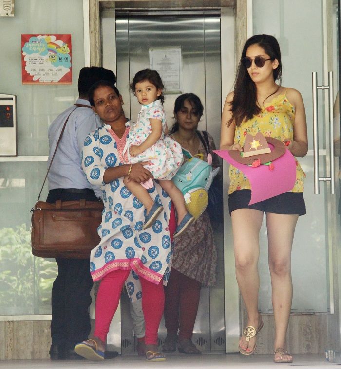 Mira Rajput Is Rocking The Casual Summer Look In Shorts As She Leaves Art Class With Misha