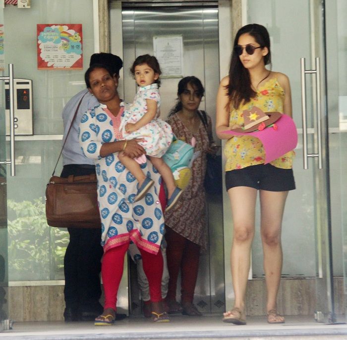 Mira Rajput Is Rocking The Casual Summer Look In Shorts As She Leaves Art Class With Misha