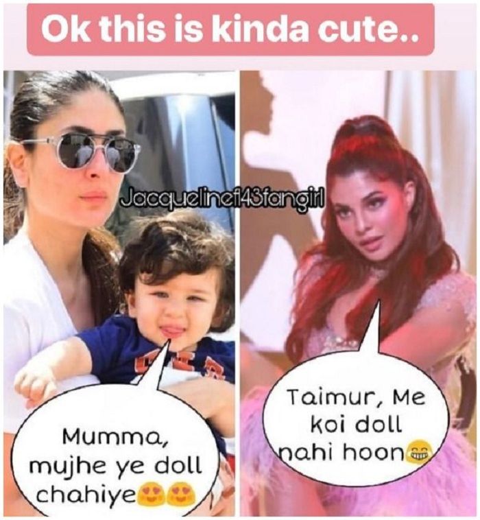Jacqueline Fernandez Can’t Get Enough Of This Cute Meme That Features ...
