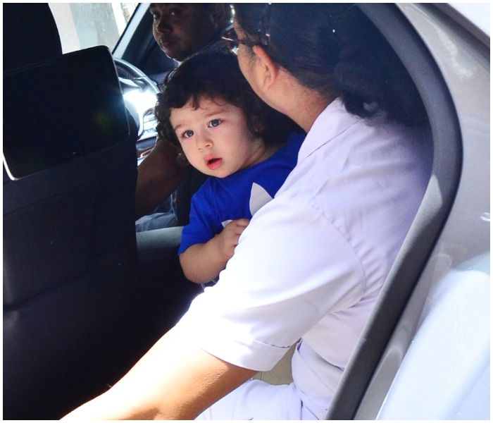 Taimur Ali Khan Looks Extremely Adorable On His Day Out With Nanny ...