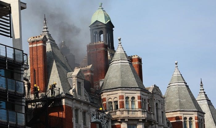 Mandarin Oriental Fire: Huge Blaze Rips Through London Hotel, 120 ...