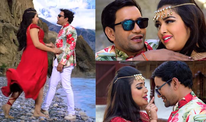 Bhojpuri Hot Rumoured Couple Amrapali Dubey And Dinesh Lal Yadav’s Song ‘Chehra Tohar’ Becomes a ...