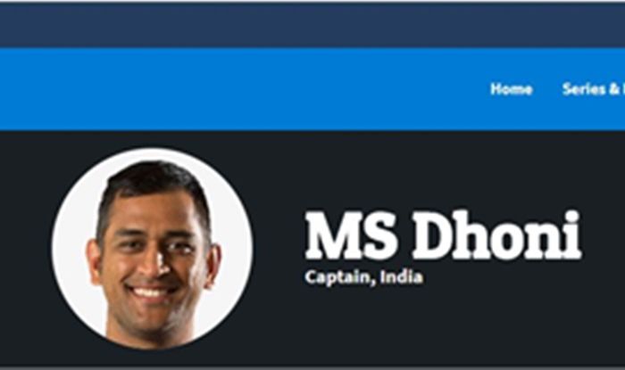 BCCI Goof-Up: Official Website Still Shows MS Dhoni As ‘Captain, India ...