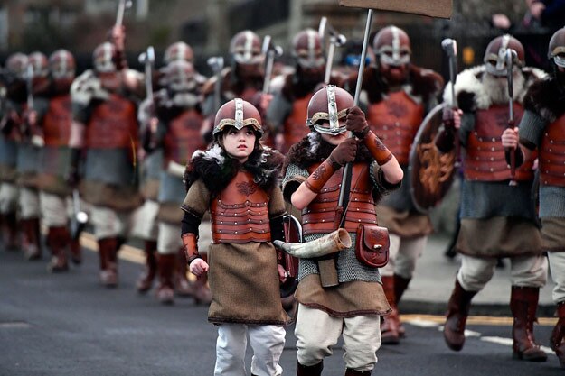 Stunning photos of the Viking Festival in Scotland’s Shetland are all ...