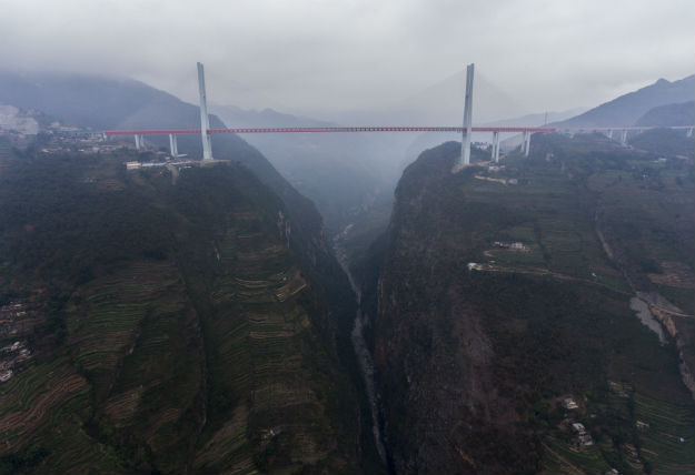 China inaugurates world’s highest bridge that cost $144 million to ...
