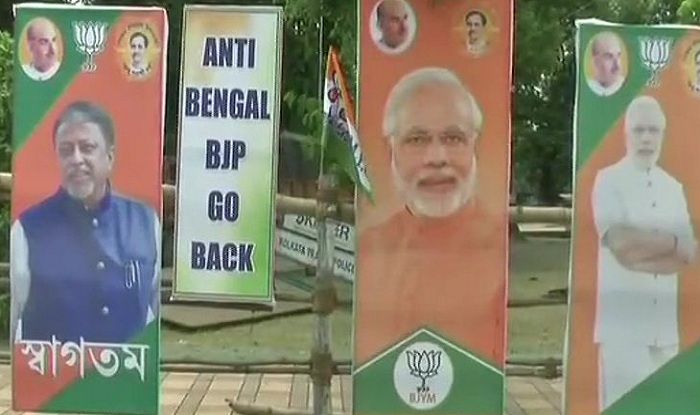 Kolkata: ‘Anti-Bengal BJP Go Back’ Posters Emerge on Streets Ahead of ...