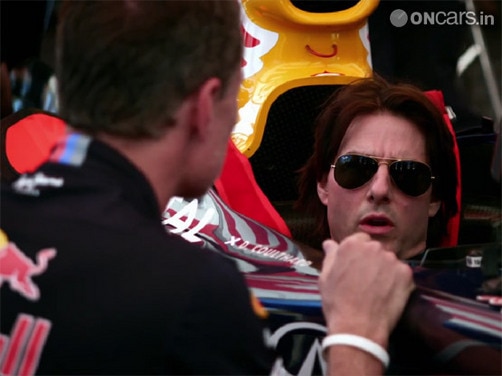 Tom Cruise gets behind the wheel of a Red Bull F1 car | India.com