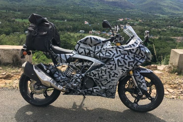 TVS Apache RR 310S (Akula 310) Spotted Testing with Touring Accessories ...
