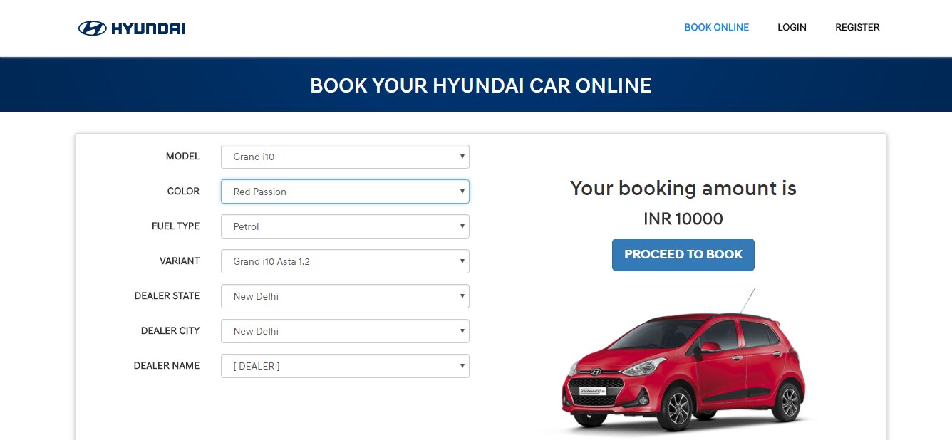 Hyundai commences online bookings of its cars in India | India.com