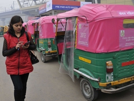 'Pink Auto' service for women rickshaw drivers launched in Jind ...