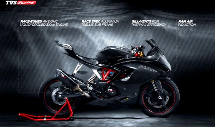 TVS Apache RR 310S (Akula 310) Launch Date is December 6; Price in ...