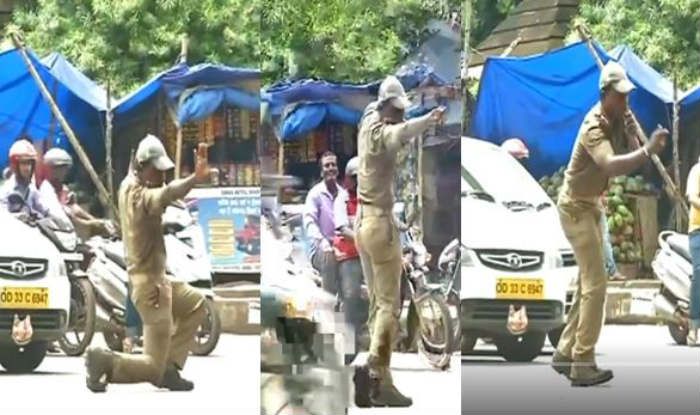 Odisha Cop Uses Unique Dancing to Control Road Traffic And Jam; Watch ...
