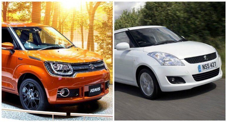 Maruti Suzuki Ignis Vs Maruti Suzuki Swift: Variant Wise prices in top ...