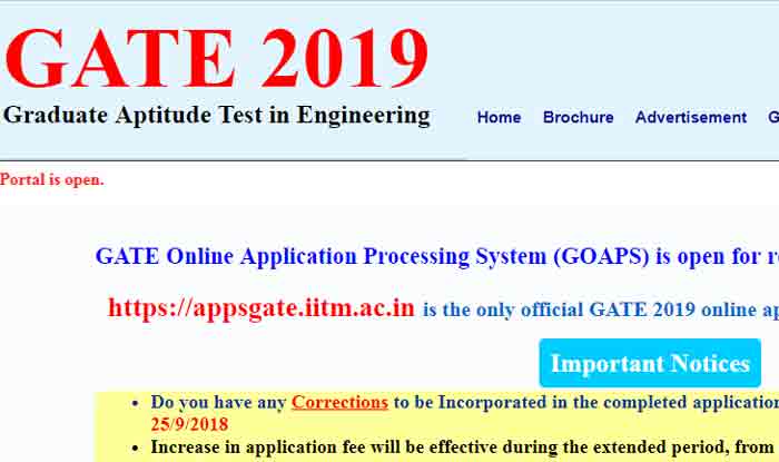 GATE 2019 Admit Card Released at gate.iitm.ac.in; Know Steps to ... GATE 2019 Admit Card Released at gate.iitm.ac.in; Know Steps to ...