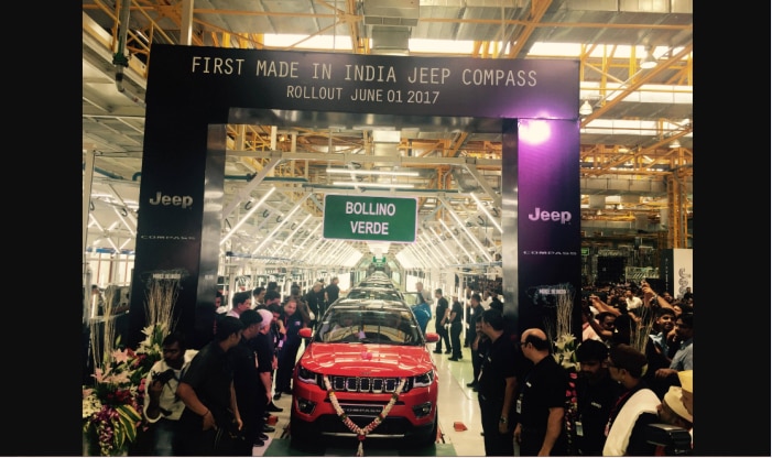 First made in India Jeep Compass rolls out of Fiat Chrysler Ranjangaon ...