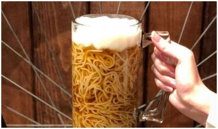 Ramen Served in Beer at a Themed Japanese Restaurant in British ...