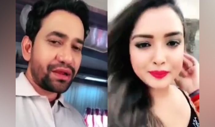 Bhojpuri Hot Rumoured Couple Amrapali Dubey and Dinesh Lal Yadav aka Nirahua Says ‘I Love You ...