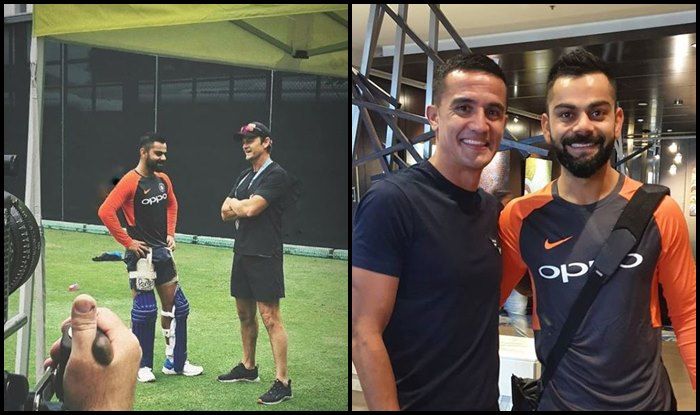 India vs Australia 2018: After Tim Cahill, India Captain Meets Adam ... India vs Australia 2018: After Tim Cahill, India Captain Meets Adam ...