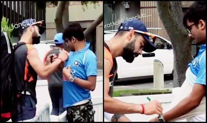 India vs Cricket Australia XI: Virat Kohli Impresses Fan by Giving Him ...