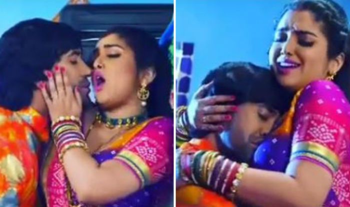 Bhojpuri Hot Couple Amrapali Dubey And Dinesh Lal Yadav’s Song Maja Mare Mein Turba Gahanwa ...