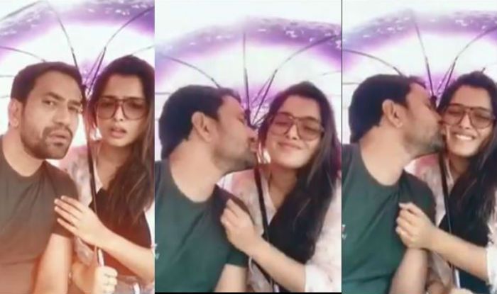 Bhojpuri Superstar Dinesh Lal Yadav Aka Nirahua Kisses Amrapali Dubey in The Viral Video, Watch ...
