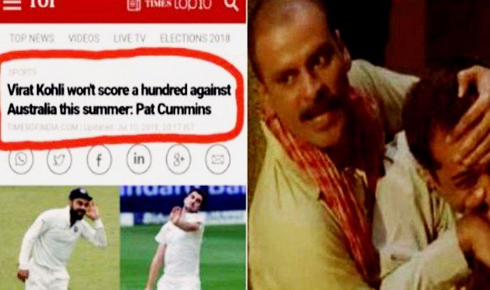 2nd Test Perth: ‘Listen Pat Cummins, Virat’s Bat is Talking’: Memes ...