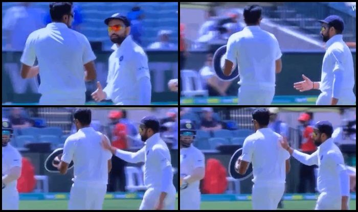 1st Test Adelaide: Ravichandran Ashwin Ignoring Handshake With Rohit ...