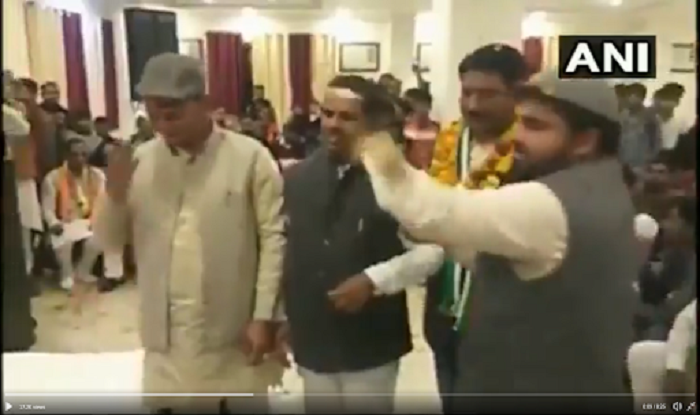 Pulwama Terror Attack: Congress Workers Shower Money at Virendra Rawat ...